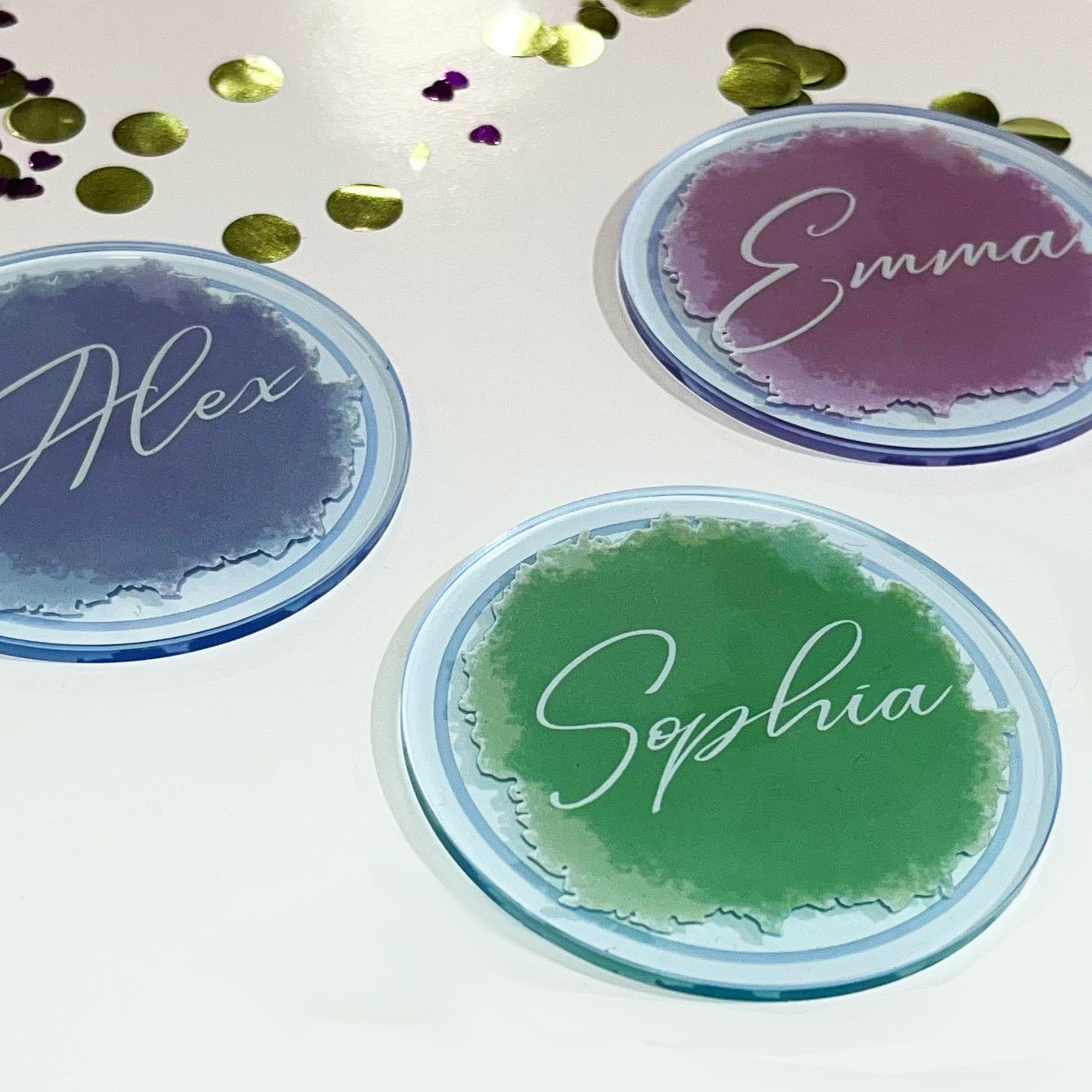 Round Acrylic Placeholder – Personalise Online