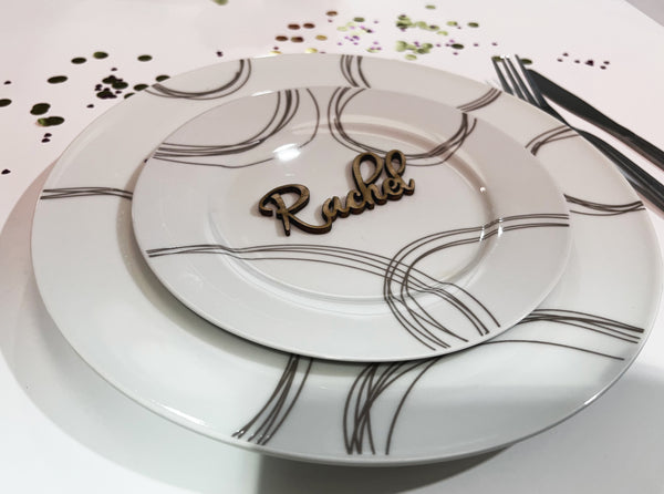 Wooden Script Name Placeholder – Personalise Online